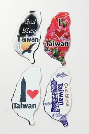 校園網路書房>>商品詳細資料>>磁鐵書籤/BS30I/ 4入磁鐵書籤-GOD BLESS TAIWAN - 校園網路書房